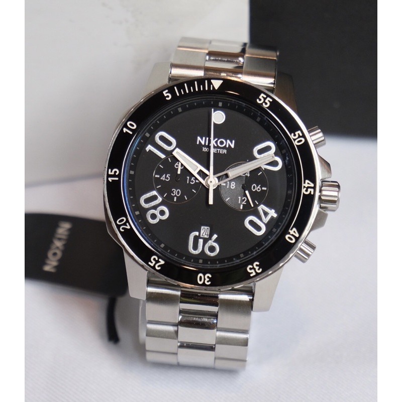 全新 現貨 Nixon ranger chrono 雙眼 鋼錶 男錶 手錶 復古 騎士 街頭 滑板 衝浪 | 蝦皮購物