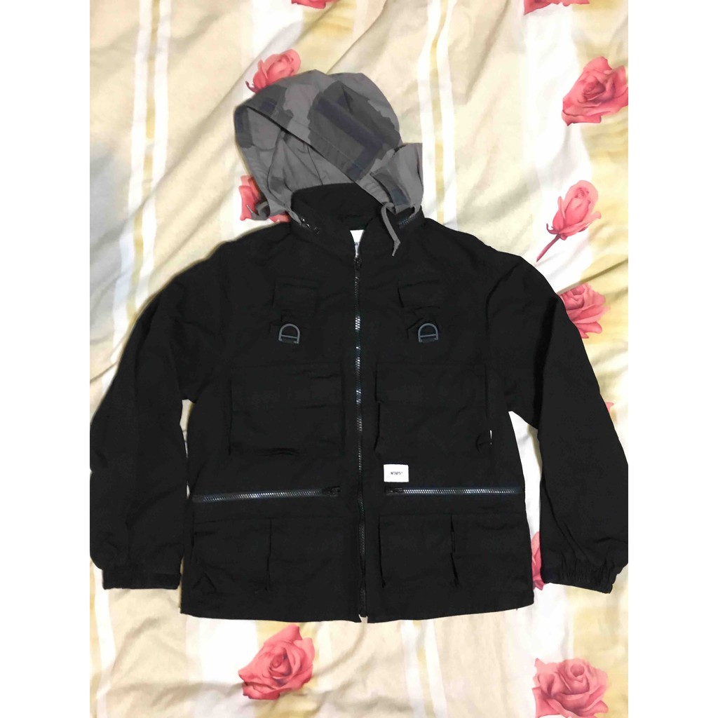 WTAPS 19SS MODULAR JACKET COTTON RIPSTO JUNGLE BUDS 十袋 黑色 | 蝦皮購物