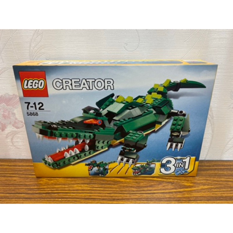 「翻滾樂高」LEGO 5868 創意系列 鱷魚三合一 全新未拆 | 蝦皮購物