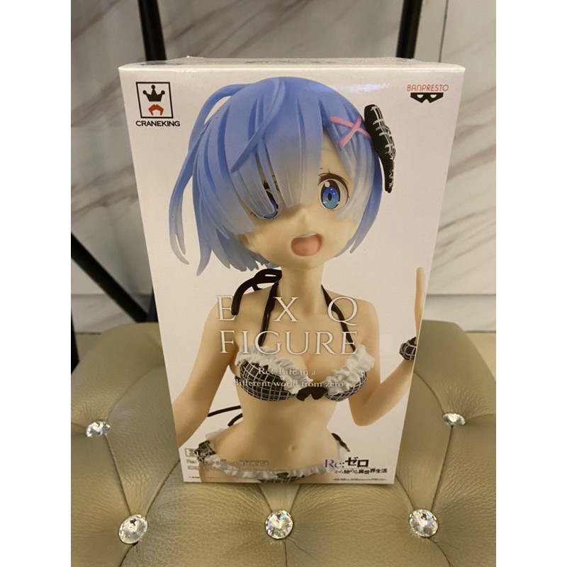 「德華小舖」EXQ Re:從零開始的異世界生活 雷姆 泳裝 黑色版 公仔 正版 日版 | 蝦皮購物