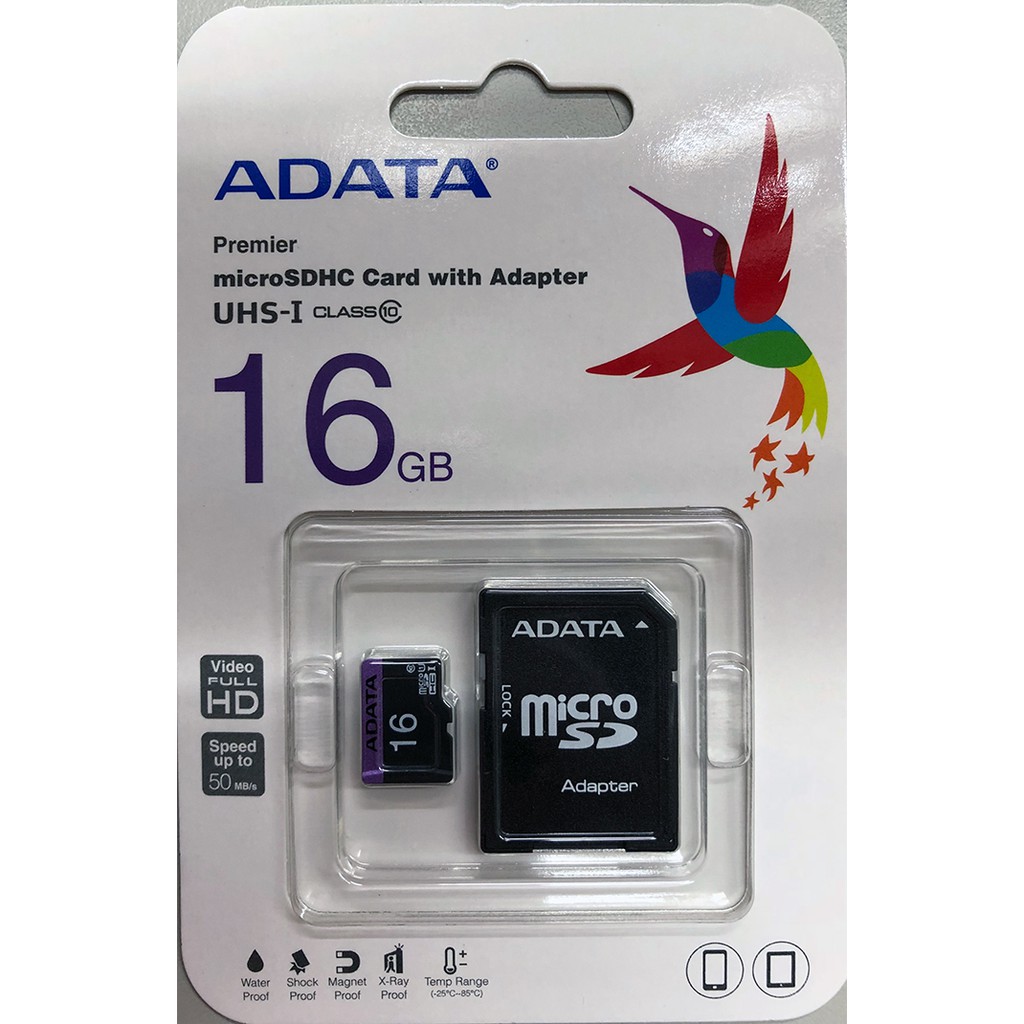 威剛 ADATA micro SDHC Premier UHS-I C10 16GB 32GB 64G 128G 記憶卡 | 蝦皮購物
