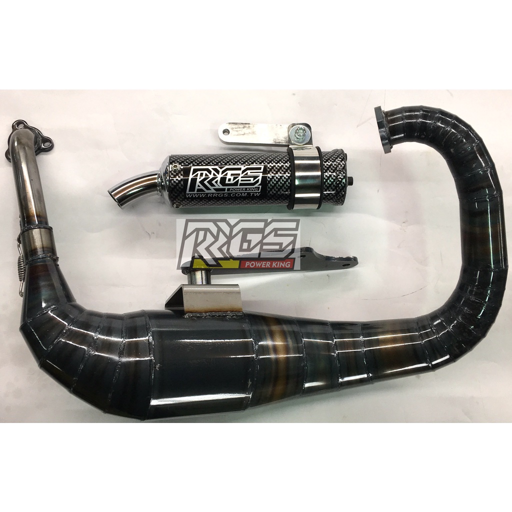 誠一機研 RRGS 迪奧 50 DIO 過背管 手工炮管 排氣管 改裝 2T 2行程 | 蝦皮購物