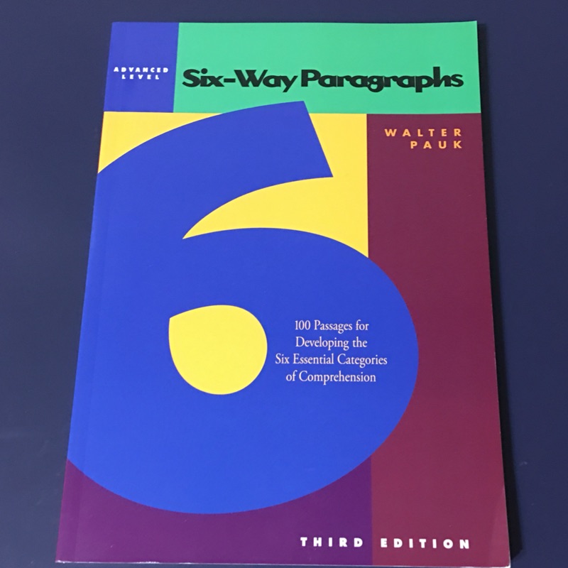 Six-Way Paragraphs（Advanced Level）英文 參考書 閱讀測驗 題庫 | 蝦皮購物