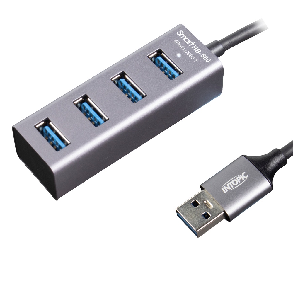 【Intopic】HB-560 4埠 USB3.1 高速 集線器 USB HUB | 蝦皮購物