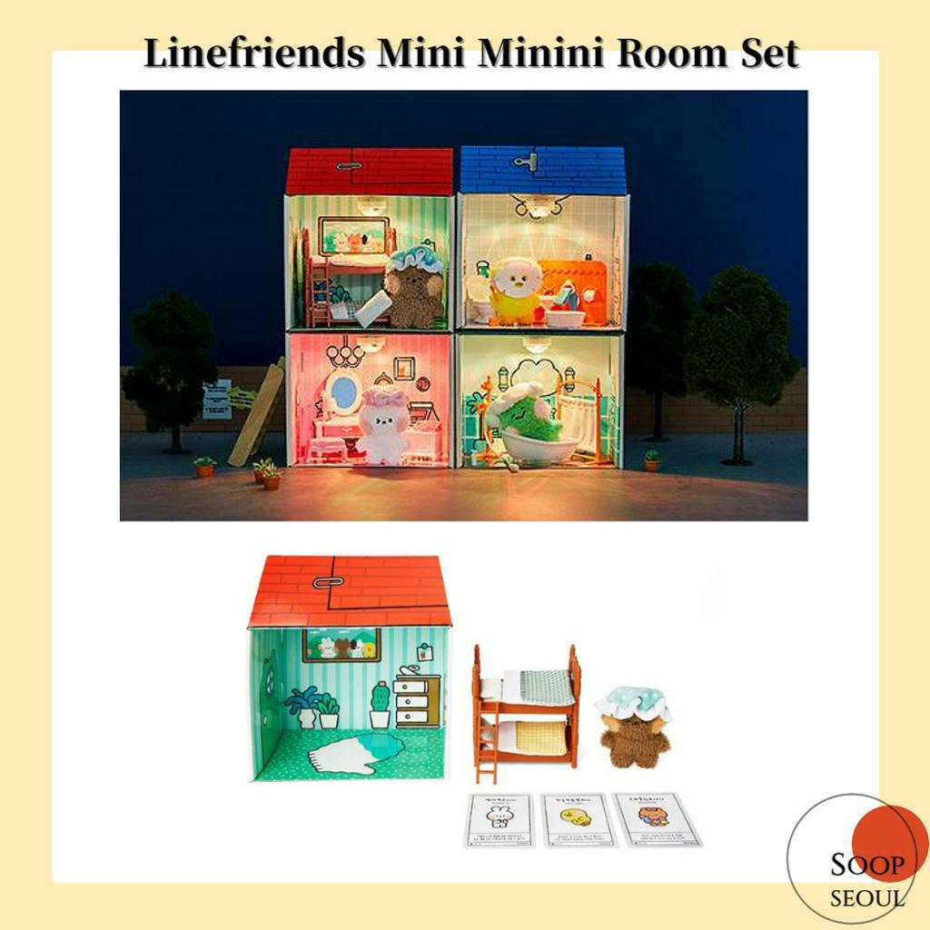 Linefriends 官方 MINI MININI 房間套裝 / conini selini lenini bnini | 蝦皮購物