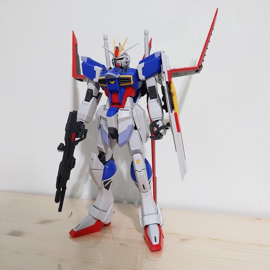 BANDAI 萬代 鋼彈模型 MG 1/100 SEED DESTINY 威力型 脈衝鋼彈 已素組 二手品 | 蝦皮購物