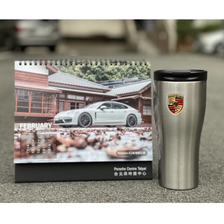 【原廠精品專賣】PORSCHE 保時捷 經典盾徽不鏽鋼保溫杯 隨行杯 WAP0500640H | 蝦皮購物