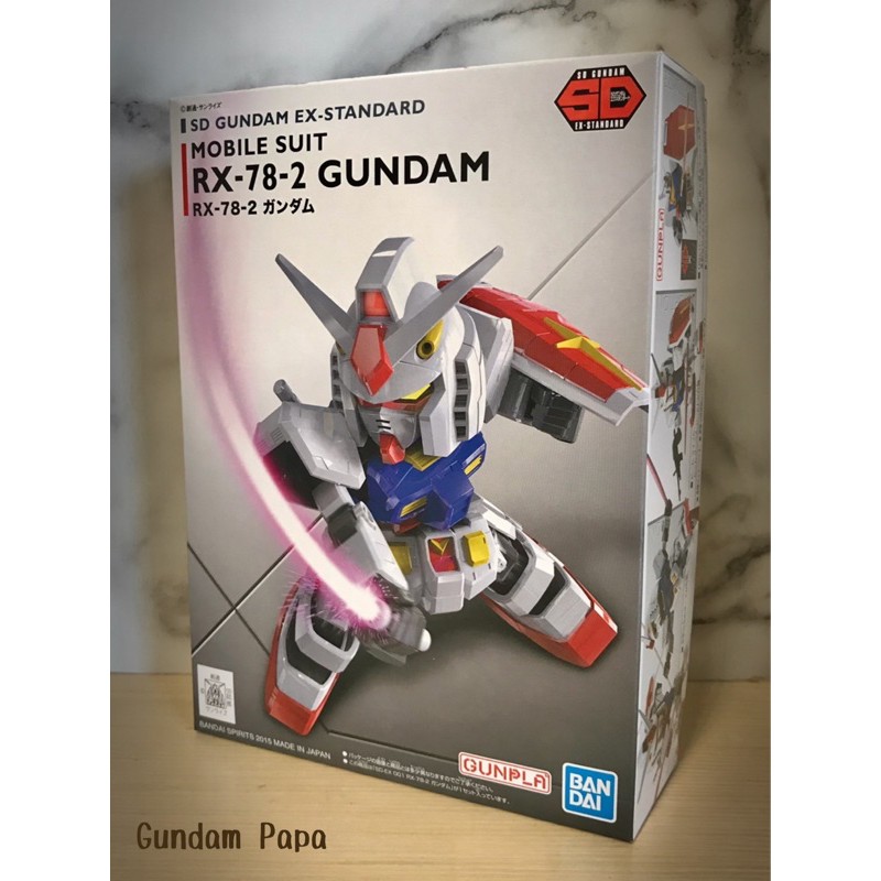 《鋼彈老爹》正版現貨 BANDAI萬代鋼彈 SD EX RX-78-2初鋼 | 蝦皮購物