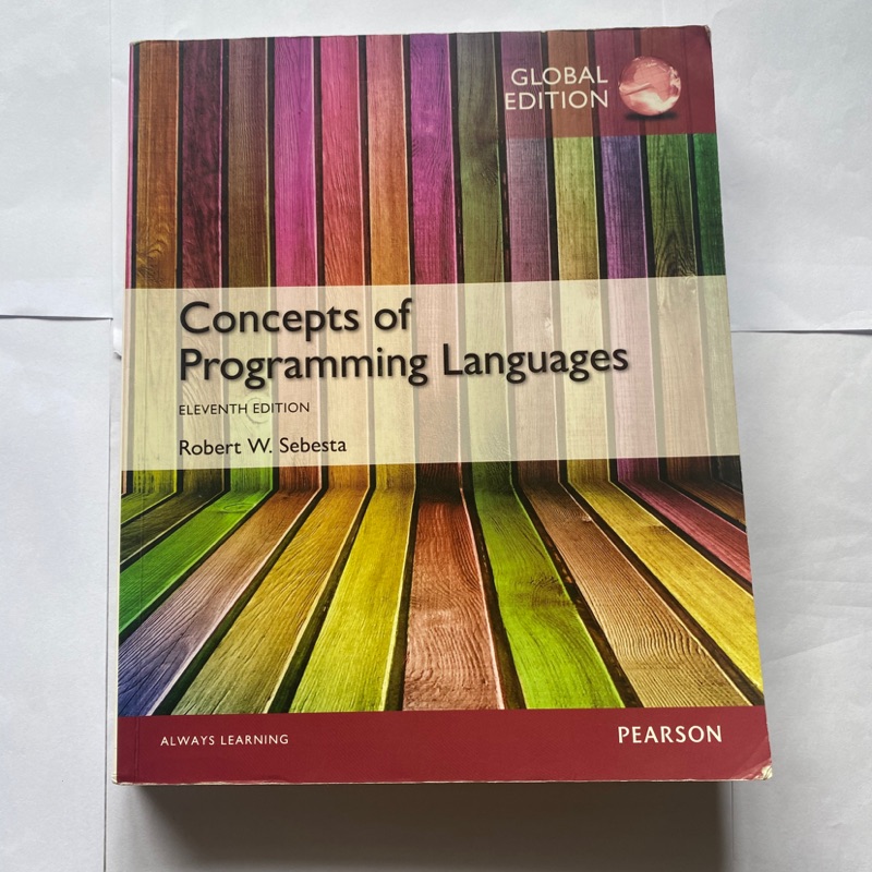 二手 Concepts of Programming Languages 程式語言 資工用書 | 蝦皮購物