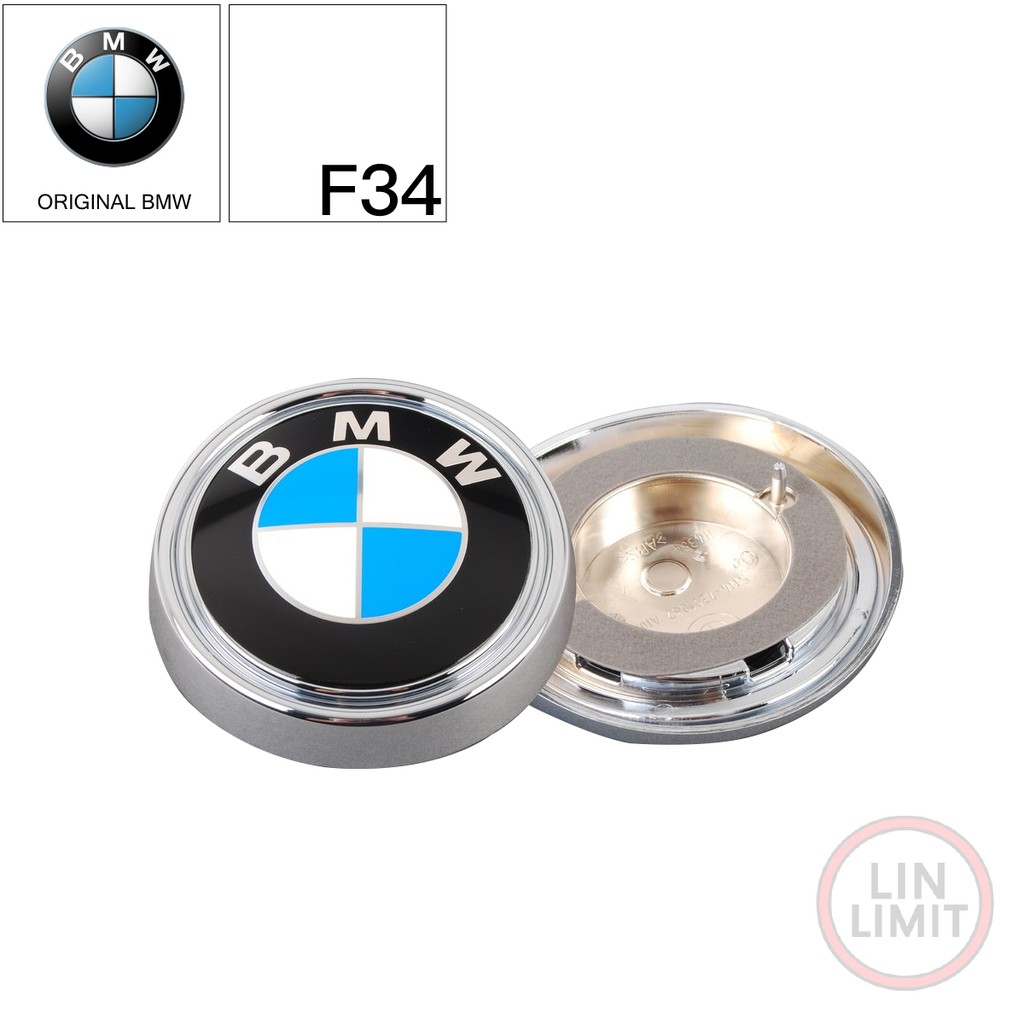 BMW原廠 3系列 F34 專用標誌 後蓋 前蓋 葉子板 寶馬 林極限雙B 51147301062 | 蝦皮購物