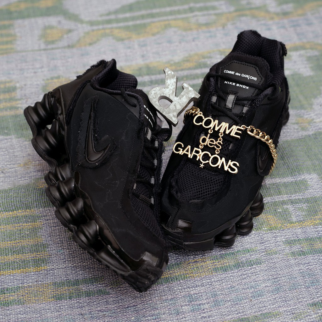 R代購 Comme des Garçons 川久保玲 Nike Shox TL CDG 黑 彈簧 CJ0546-001 | 蝦皮購物