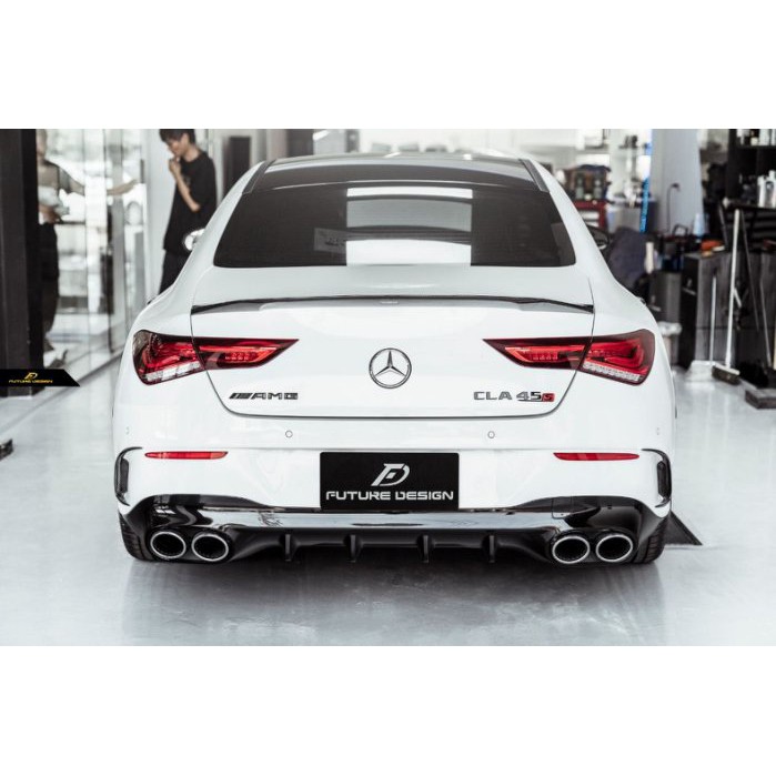 【Future_Design】BENZ W118 CLA 200 250 35 45 FD 抽真空 雙面卡夢 尾翼 現貨 | 蝦皮購物