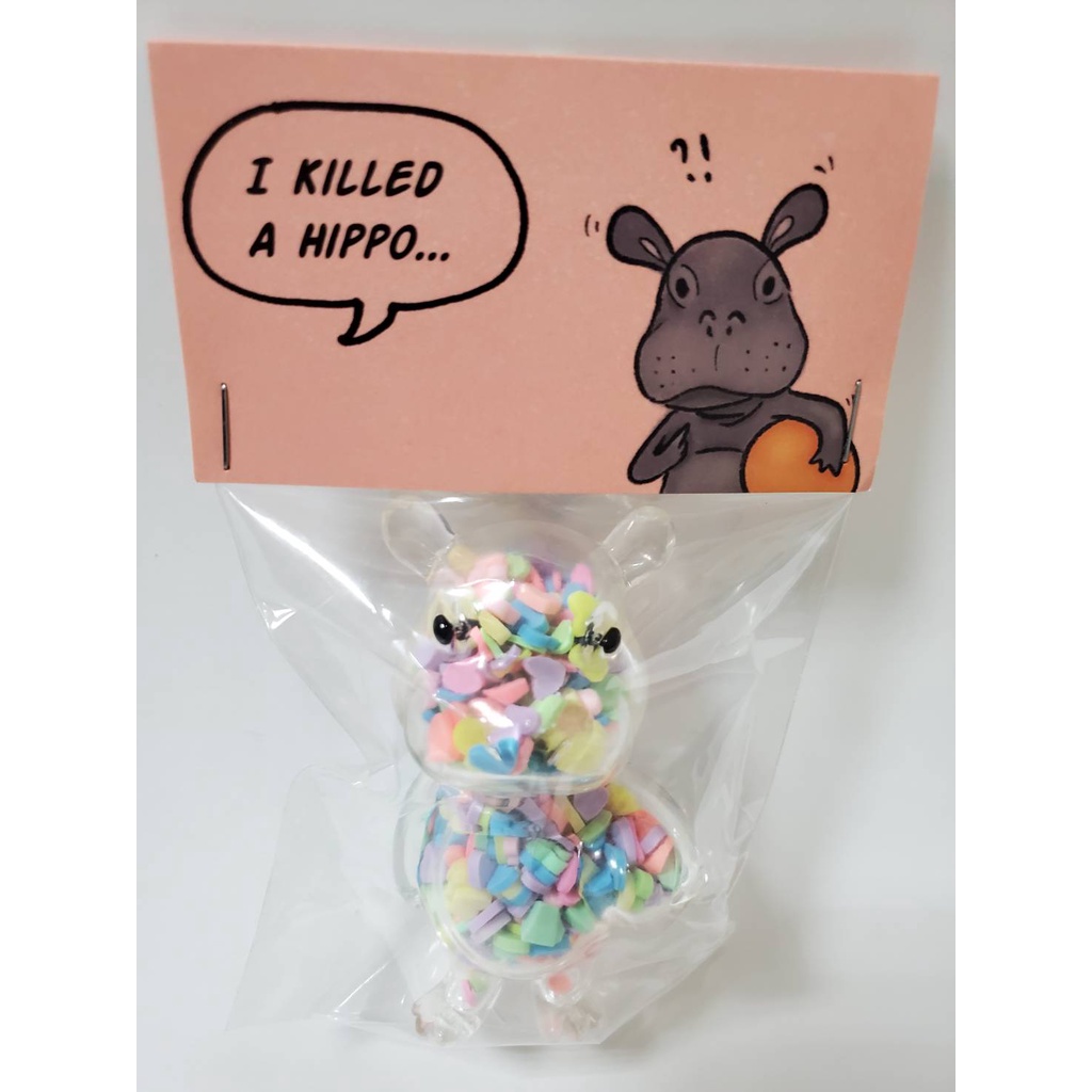 【現貨】Fufufanny 台灣設計師 軟膠玩具 Hibbo 透明 愛心 雪片 河馬 雪花河寶 胖愛心河寶 限定 原創 | 蝦皮購物