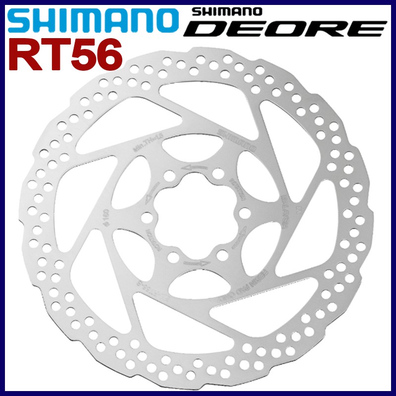Shimano Deore RT56 RT26 160MM 180MM 6 螺栓剎車盤山地自行車轉子 SM-RT56 M | 蝦皮購物