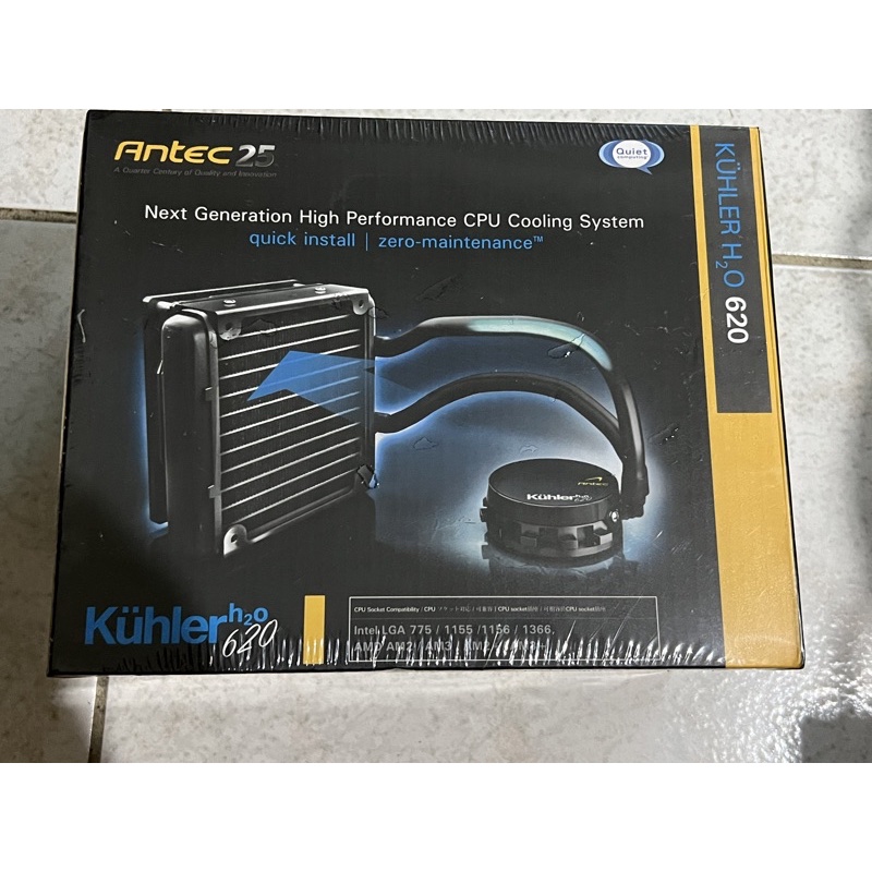 Antec KÜHLER H2O 620 CPU一體式水冷散熱器 | 蝦皮購物