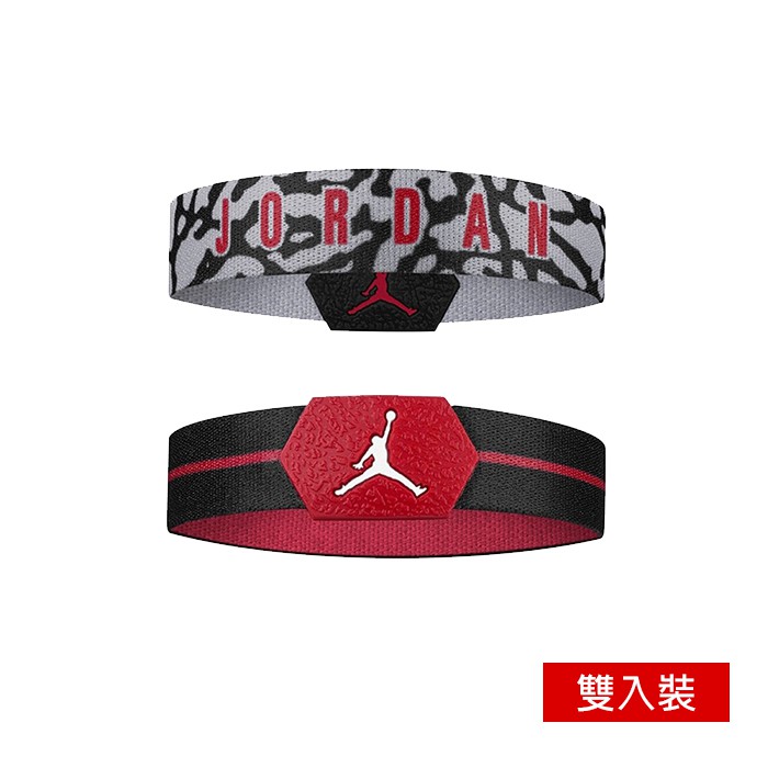 NIKE JORDAN BALLER BANDS 手環 排汗 籃球手環 彈性手環 雙入裝 J1000116 | 蝦皮購物