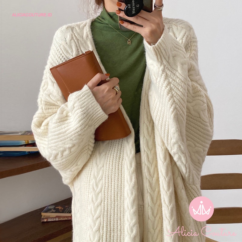 Alicia Couture Heora Barka 針織外衣系列外衣女韓式 | 蝦皮購物