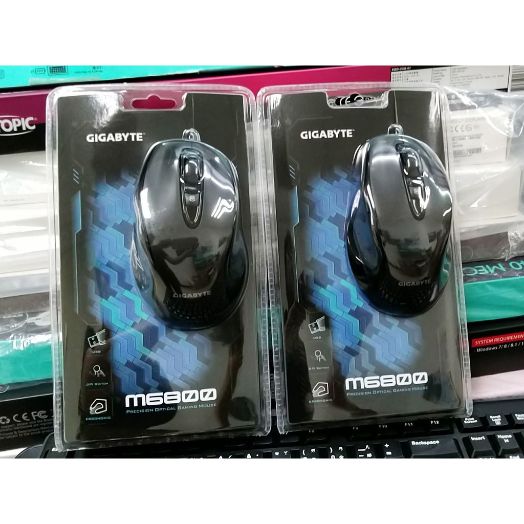 【本店吳銘】 技嘉 Gigabyte GM-M6800 V2 可變速電競專用滑鼠 類雷射技術 5鍵 人體工學 Aorus | 蝦皮購物