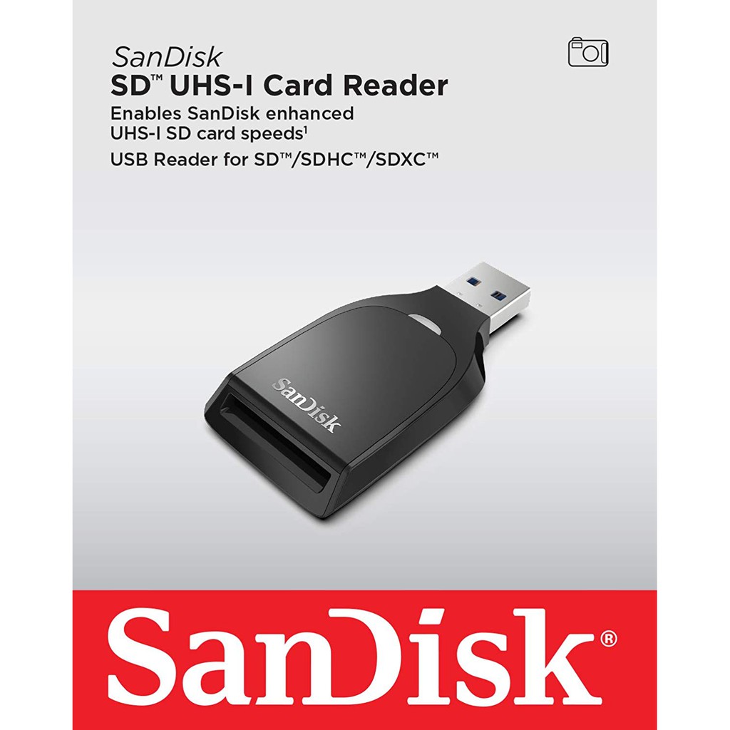 【公司貨】SANDISK SD/SDHC/SDXC 高速讀卡機 UHS-I 傳輸高達 170MB/s SDDR-C531 | 蝦皮購物