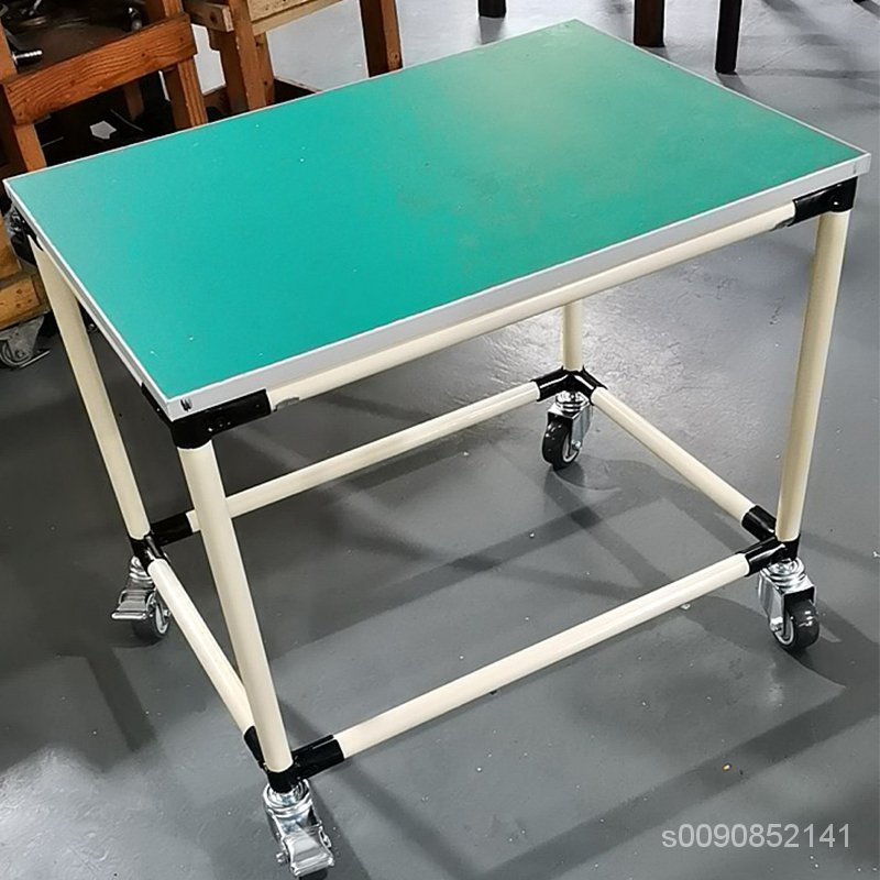 BENNY商城車間防靜電工作台移動工具車小平台桌精益管物料架兩層周轉車帶輪 | 蝦皮購物