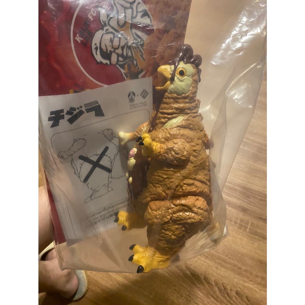 現貨 aiju FC Lab x FatLane ChickZilla 哥雞拉 哥吉拉 怪獸 公仔 | 蝦皮購物