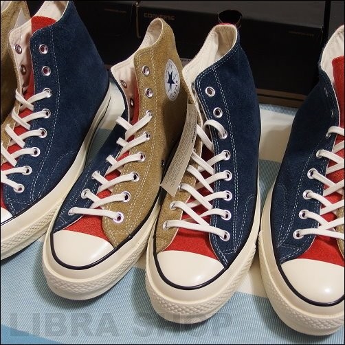 【LIBRA】全新 Converse Chuck Taylor 1970 70s 三色 彩色 麂皮 高統 144749C | 蝦皮購物