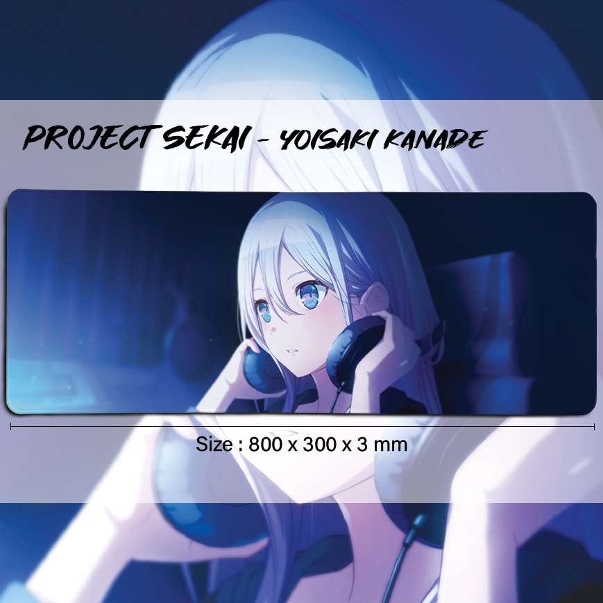 計劃宵崎奏世界project Sekai Yoisaki Kanade 800*300mm 遊戲鼠標墊 | 蝦皮購物
