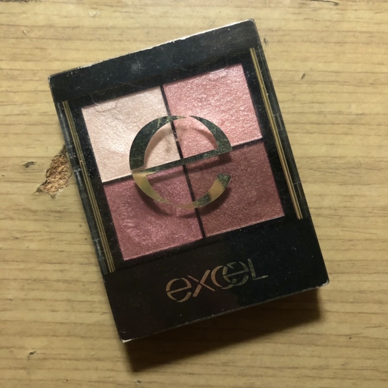 Excel CS03 玫瑰色四格眼影盤（保留old） | 蝦皮購物
