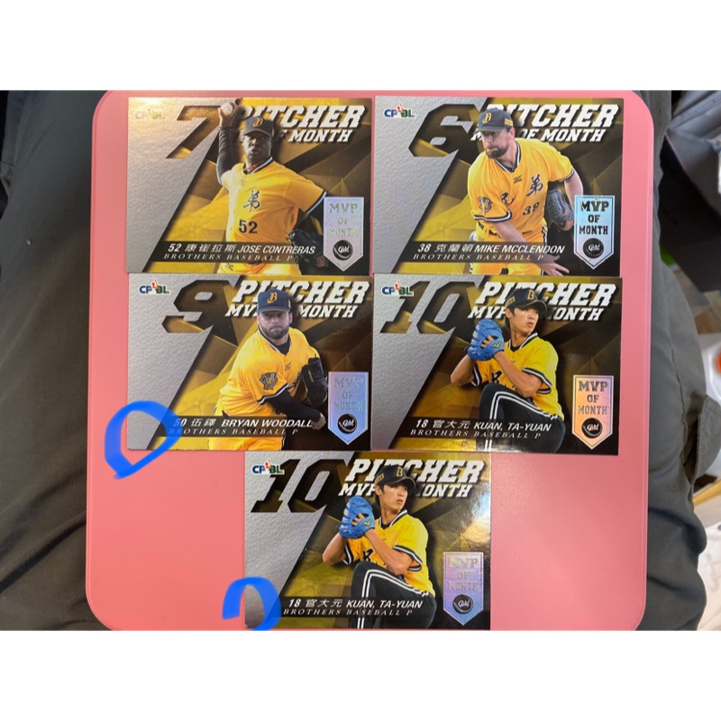 CPBL 兄弟象 單月MVP 克蘭頓 伍鐸 官大元 康崔拉斯 球員卡 | 蝦皮購物