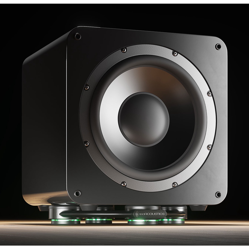 『低音喇叭專用』新上市 IsoAcoustic Aperta SUB 鋁合金 重低音 喇叭架 避震架 增強低音 | 蝦皮購物