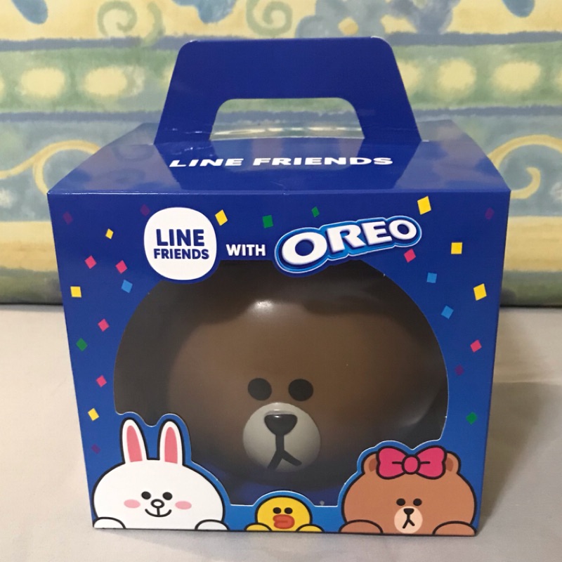 LINE FRIENDS with OREO 熊大存錢筒組 （7-11限量） | 蝦皮購物