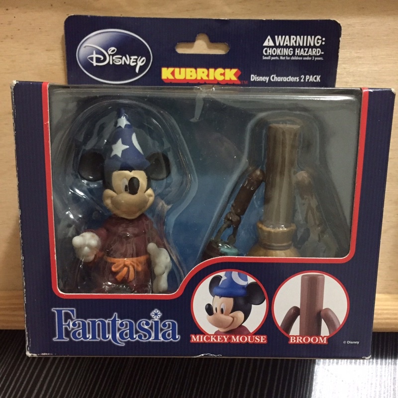 KUBRICK DISNEY 迪士尼米奇魔法師 幻想曲 公仔 MICKEY MOUSE & BROOM FANTASIA | 蝦皮購物
