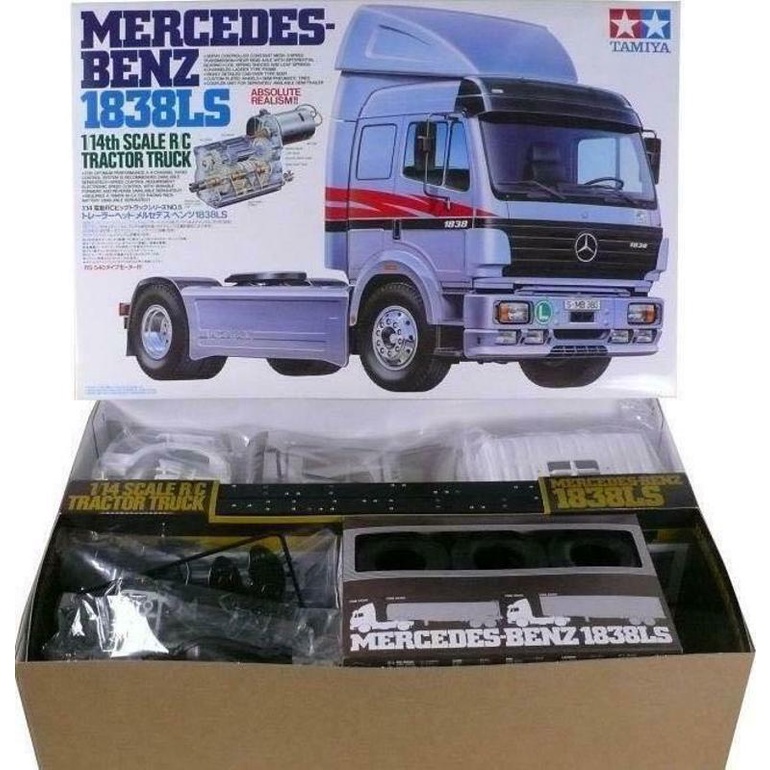 創億RC 田宮TAMIYA 1/14 Mercedes-Benz 1838LS 賓士拖車頭 #56305未組裝 | 蝦皮購物