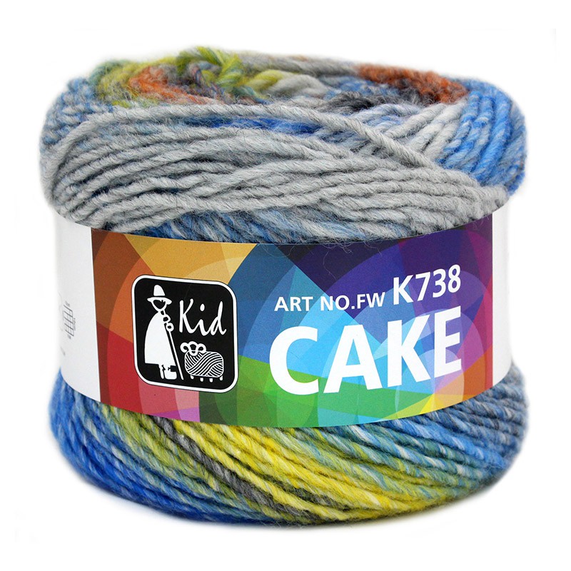 牧童牌 蜜糖蛋糕毛線 CAKE K738 49% 羊毛【歐洲進口】100G大球裝 | 蝦皮購物
