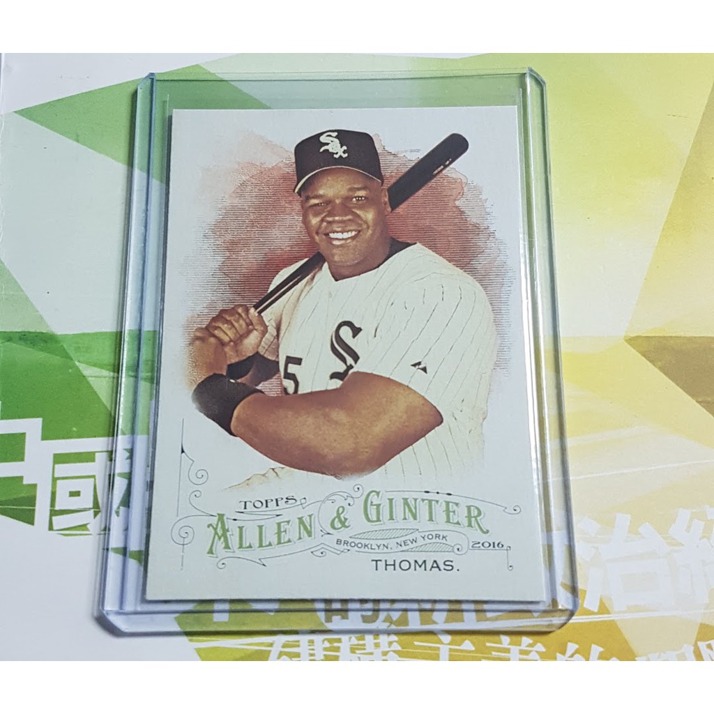白襪隊 Frank Thomas 2016 Topps ALLEN & GINTER 球員卡 | 蝦皮購物