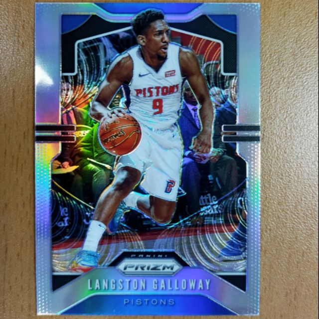 2019-20 Prizm Silver 底特律活塞隊 Langston Galloway 銀色閃亮平行卡 | 蝦皮購物