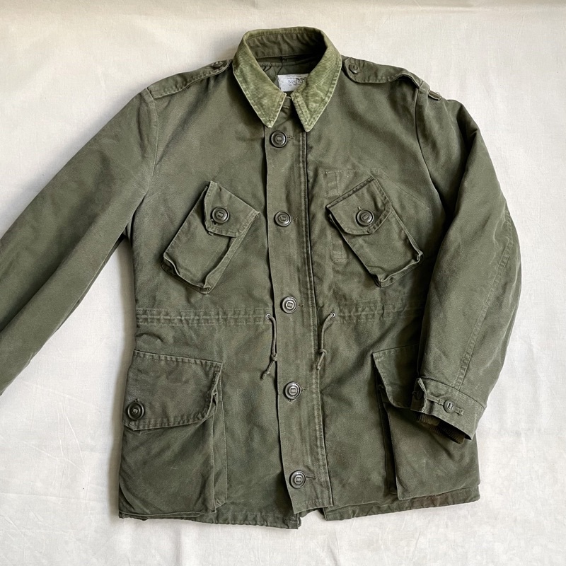 加拿大製 Canada Army MK2 combat jacket 公發 二件式可拆卸內裡 燈芯絨領口 防寒外套 古著 | 蝦皮購物