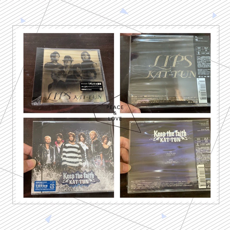 KAT-TUN LIPS+Keep the faith(初回限定盤) 全新未拆封 | 蝦皮購物