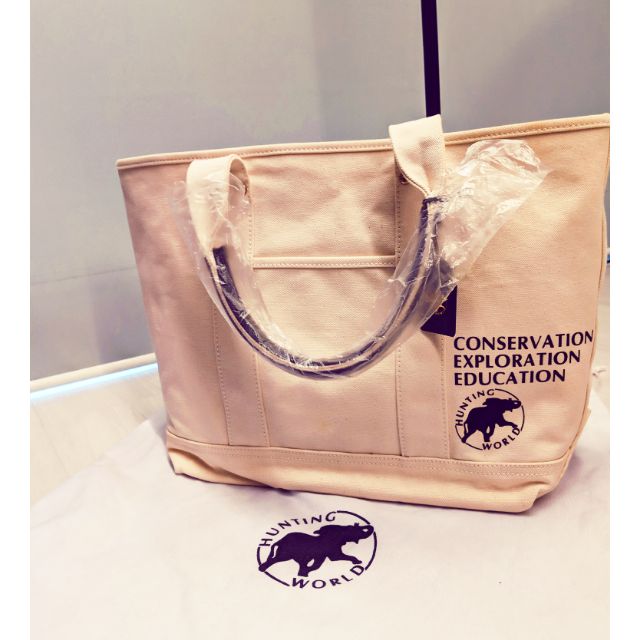 全新 | HUNTING WORLD 正品 美國 精品 帆布手提包 野餐包 | 蝦皮購物