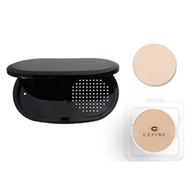 【日本牌 含稅直送】CEFINE 雪芙妮 水感蠶絲粉餅芯 粉盒 長效持妝 保濕 遮瑕 渡邊直美愛用 CEFINE | 蝦皮購物
