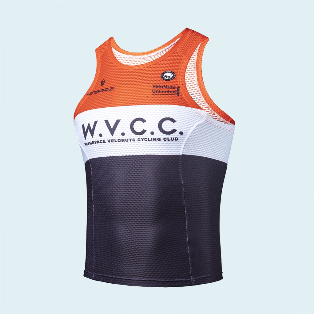 【VM.Plus】VNS經典內搭背心-橘藍 男款 女款 自行車車衣 騎行服 | 蝦皮購物