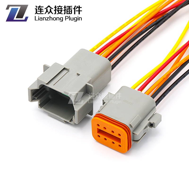 1118熱銷款德馳連接器DT04-2P汽車防水接插件DT06-4S對接端子線束插頭帶線 | 蝦皮購物
