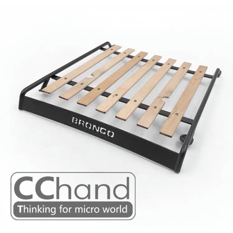 CChand 1/10 TRX4 BRONCO 木製 金屬 車頂架 | 蝦皮購物