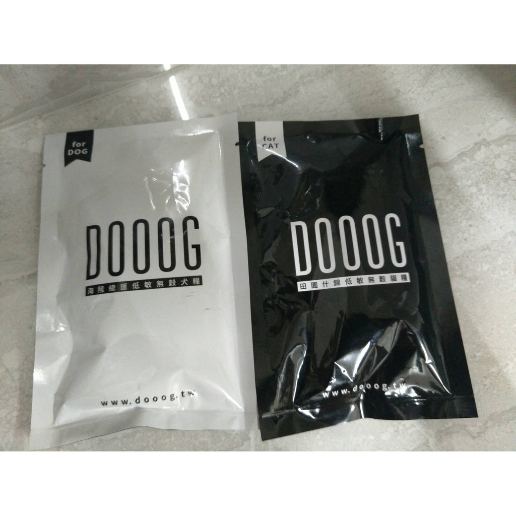DOOOG 天然無穀飼料-貓 狗 試吃包 體驗包 50g | 蝦皮購物