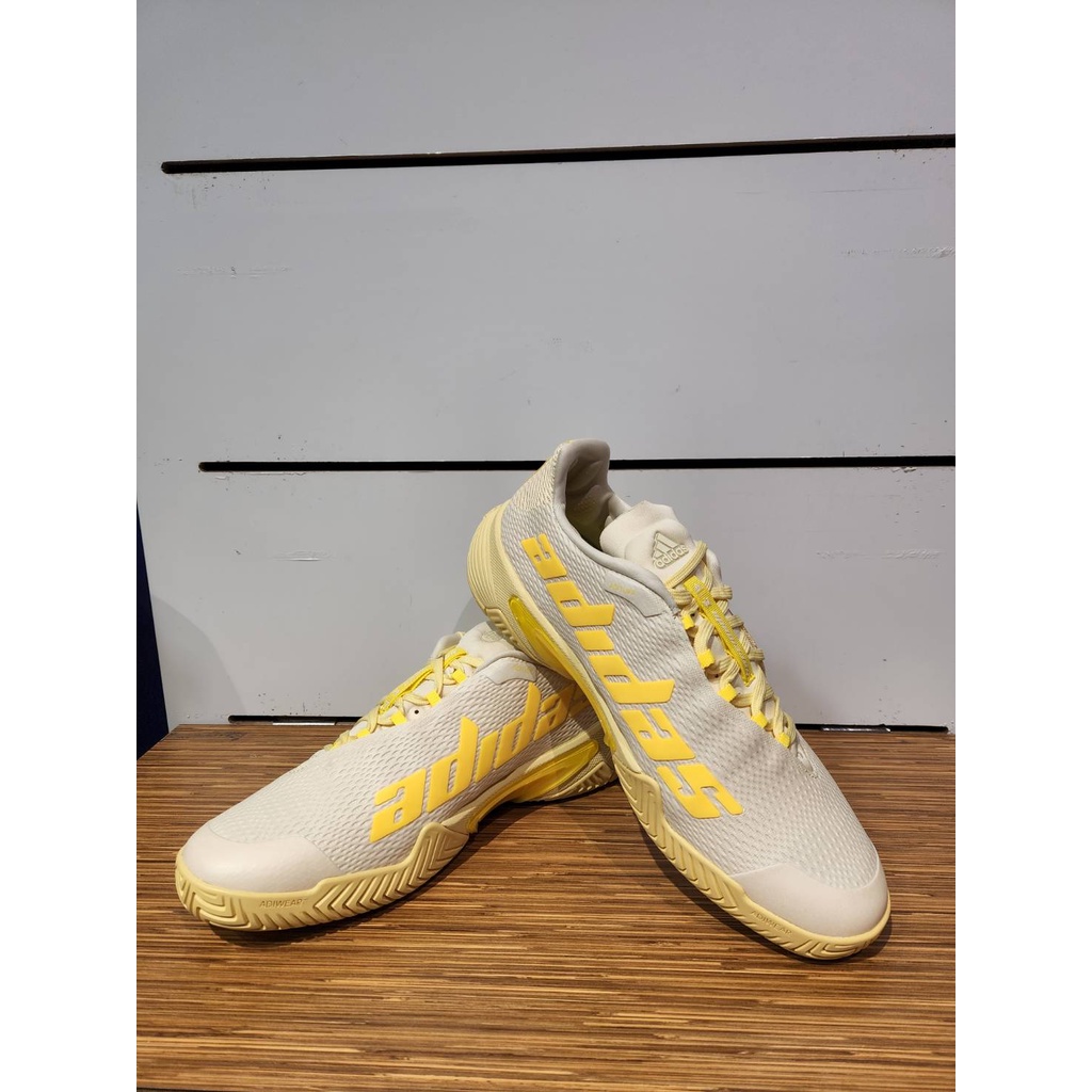 【ADIDAS】BARRICADE 男款網球鞋 透氣 避震 黃色 - GY1448 | 蝦皮購物