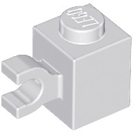 樂高 LEGO淺灰色 1x1 水平夾 側接磚 基本磚 60476 4535764 Brick Clip Gray | 蝦皮購物