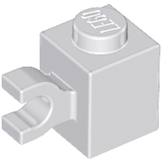 玩樂趣 LEGO樂高 60476 淺灰色 Modified 1 x 1 with Clip Horizonta(Q15) | 蝦皮購物