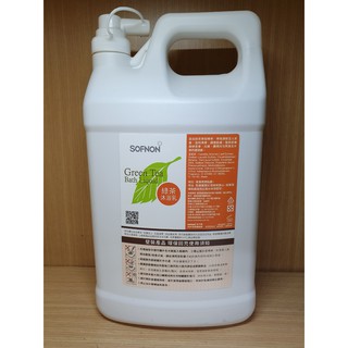 詩芙儂 SOFNON 綠茶系列 洗髮精 沐浴乳 4公升桶裝 4L 旅館 民宿 補充桶 家庭號 | 蝦皮購物
