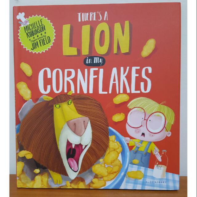 THERE'S A LION IN MY CORNFLAKES 集點送獅子 全新大本精裝 | 蝦皮購物