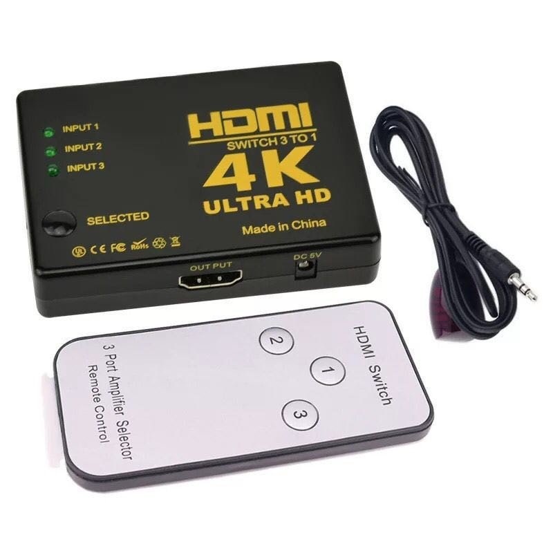 HDMI 4K/2K 3進1出 含搖控(SW142) | 蝦皮購物